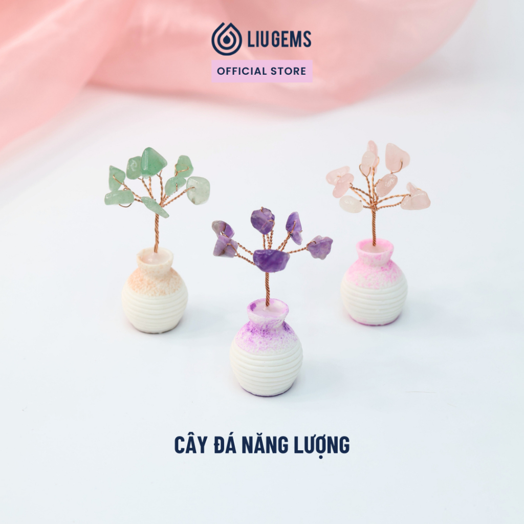 Cây Đá Năng Lượng Liugems Mix Đá Phong Thủy Nhiều Ý Nghĩa Tích Cực ...