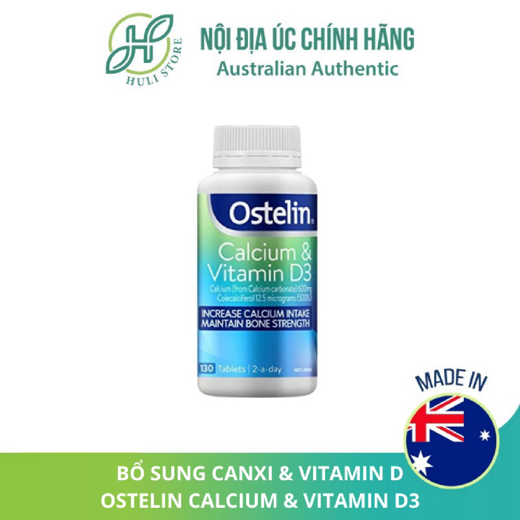 Ostelin Calcium & Vitamin D3 - Bổ sung Canxi và Vitamin D Dành Cho Bầu 130 viên /Cho Bé Dạng ...