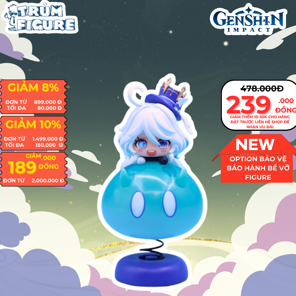 Mô Hình, Figure Character Furina Slime Thủy, Genshin Impact - Full Box ...