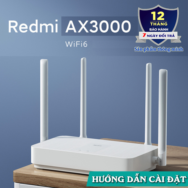 Bộ phát Wifi Router Xiaomi Redmi AX1800, AX3000 băng tần kép - Wifi 6 ...