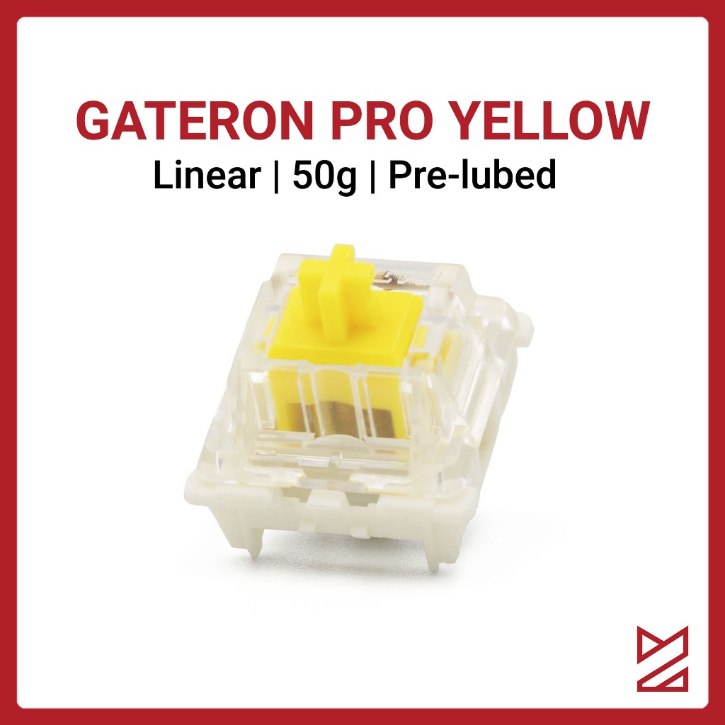 Gateron Milky Yellow Pro | Yellow Pro Switch - Công tắc bàn phím cơ ...