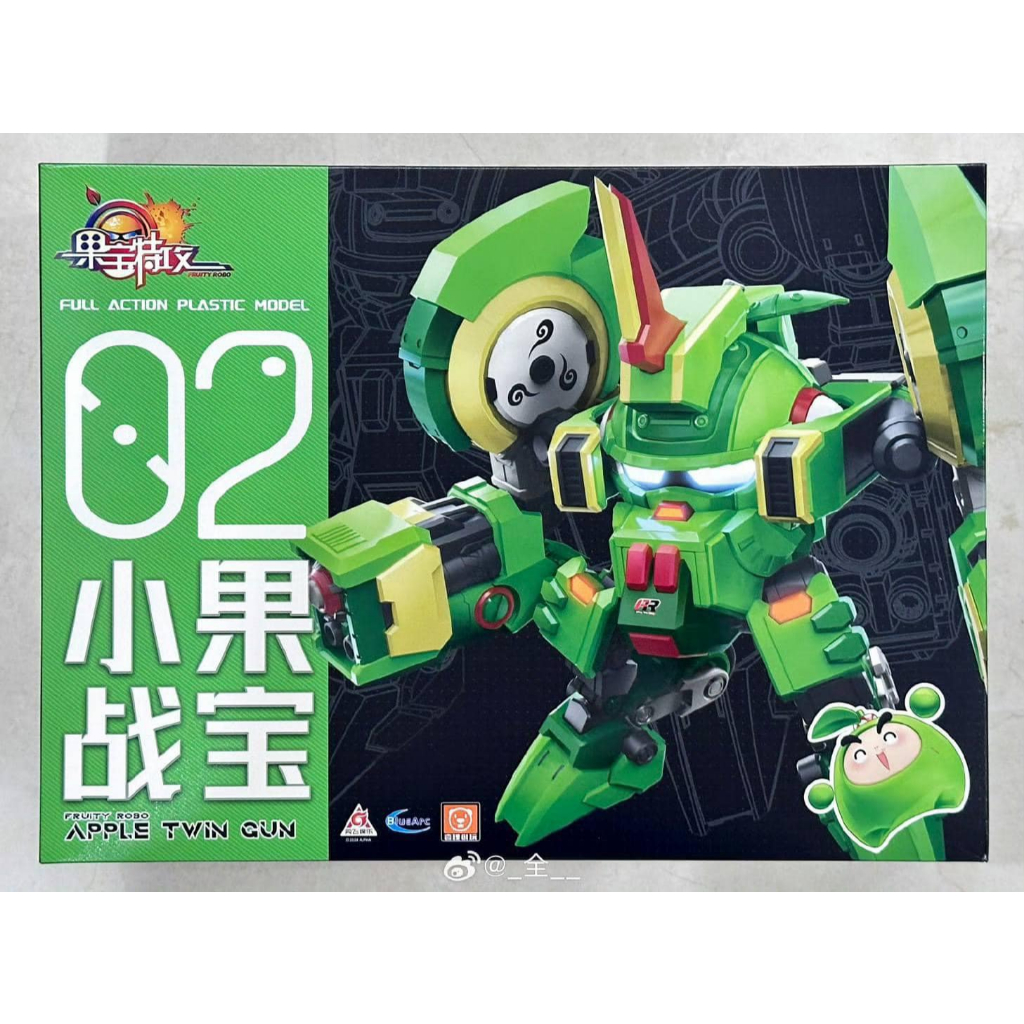 Mô Hình Lắp Ráp Táo Thiện Xạ Robot Trái Cây Yi li chuang wan chính hãng ...