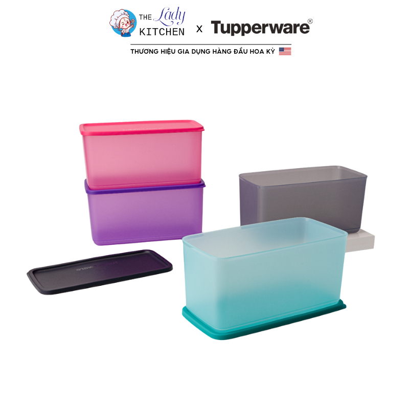 Hộp Tupperware trữ mát 3.1L, hộp mát Tupperware Nhựa Nguyên sinh, Combo ...