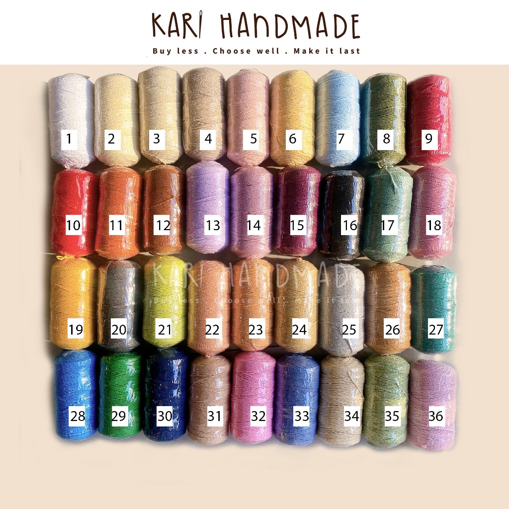 Sợi Simply Cotton Craft Yarn VN trơn loang móc túi nón 150gr sợi tái ...