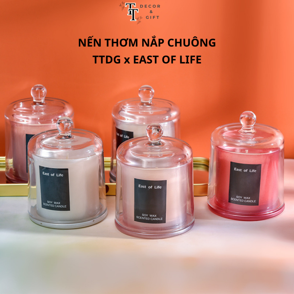 NẾN THƠM TTDG x EAST OF LIFE - 150 Gram - Nến thơm nắp chuông - 4 Mùi ...