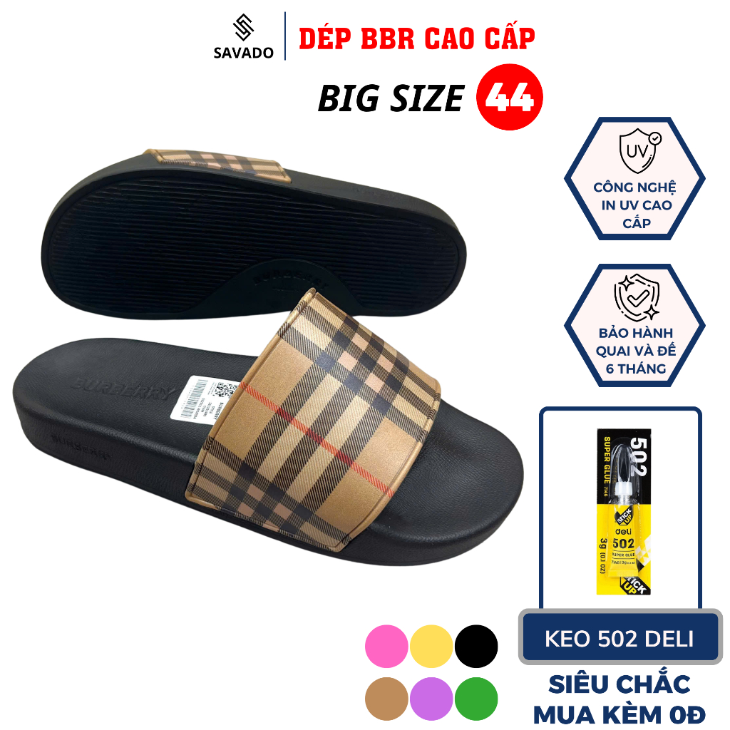 Dép BBR Nam Nữ Cao Cấp Nhiều Màu, Dép Nam BBR Full Box Hàng Cao Cấp ...