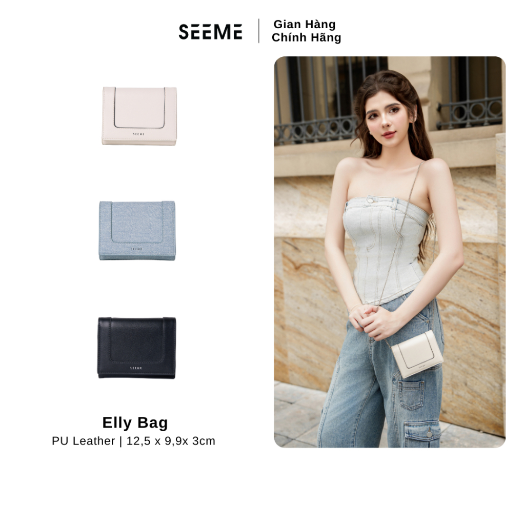 Ví nữ mini đeo chéo kẹp nách SEEME Elly Bag | Shopee Việt Nam