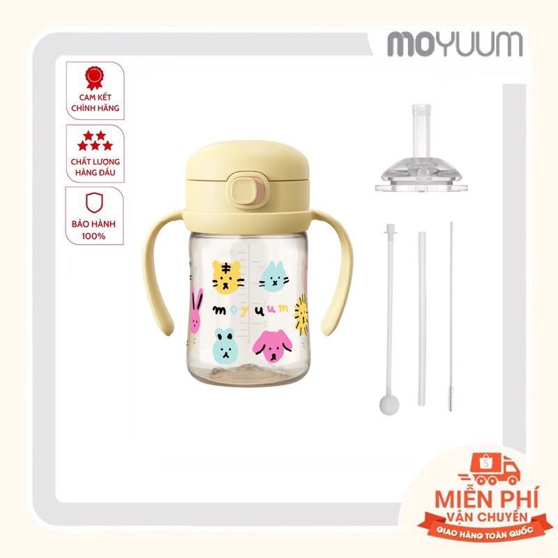 Bình tập uống moyuum PPSU phiên bản friends 170ml | Shopee Việt Nam