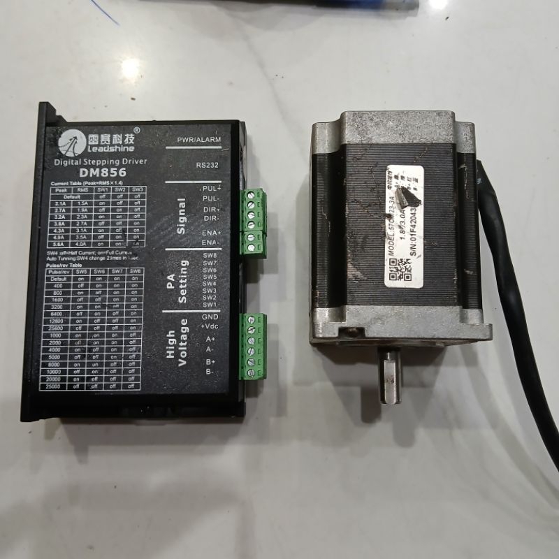bộ step 57 + driver DM856 3DM580 DM556s leadshine moon chế cnc mini ...