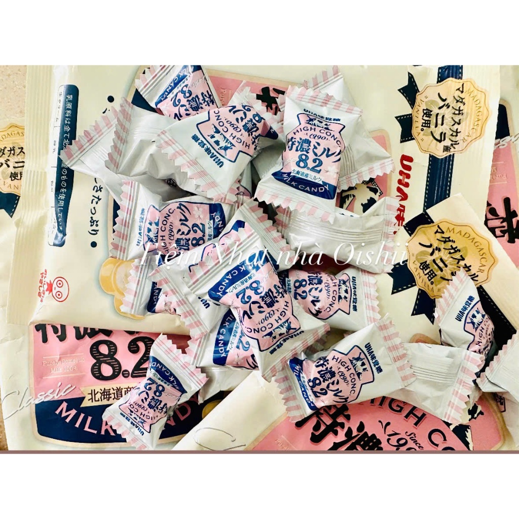 Kẹo sữa bò Hokkaido UHA 8.2- Kẹo bán chạy số 1 Nhật bản | Shopee Việt Nam