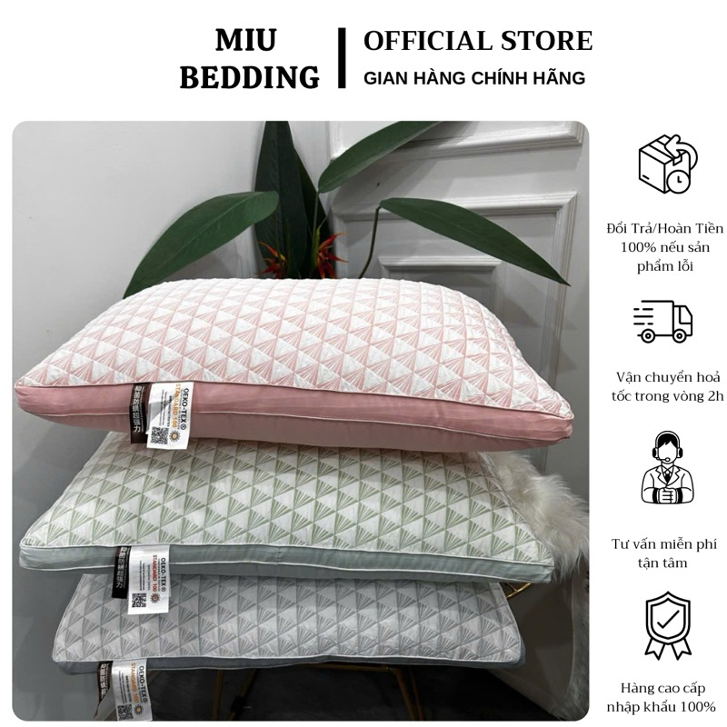 Gối massa băng lạnh cao cấp - Gối đầu mặt vải gối chất liệu băng lạnh ...