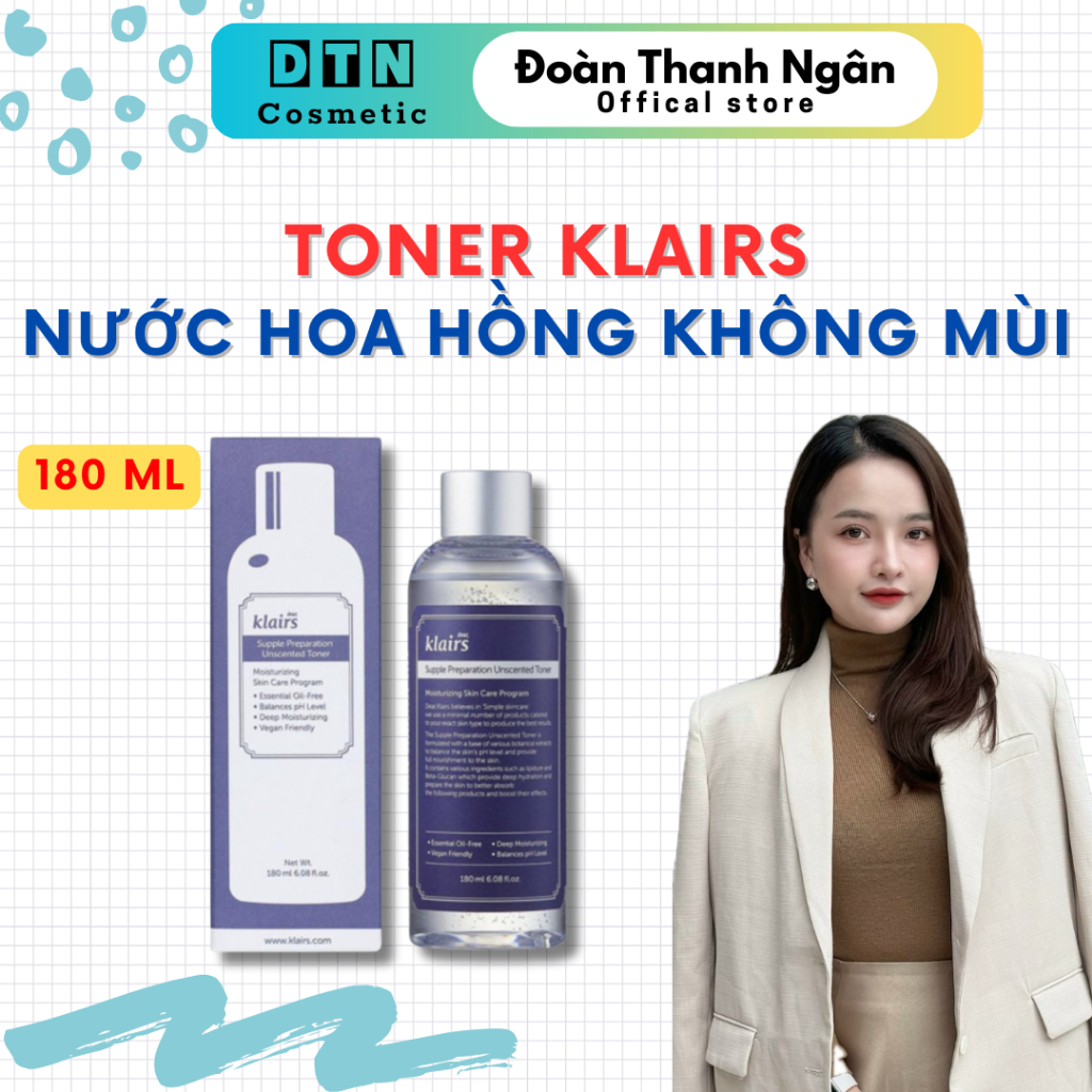 [ CHÍNH HÃNG ] Nước hoa hồng Klair's Supple Preparation Facial Toner ...