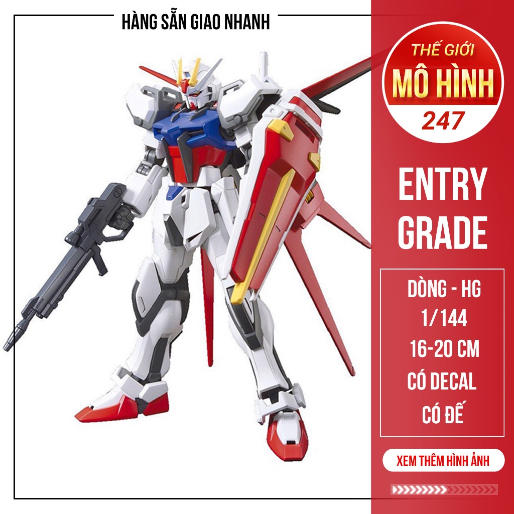 Mô Hình Lắp Ráp HG Entry Grade Aile Strike Gundam + Flight Unit NO.620 | Shopee Việt Nam