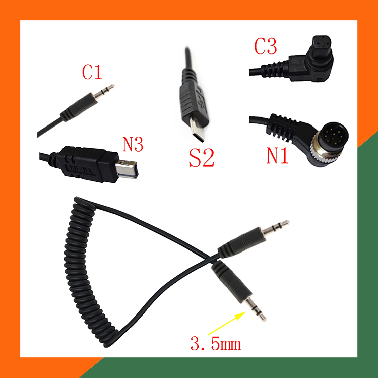 Dây Cáp Nhả Màn Trập 2.5mm 3.5mm C1 C3 N1 N3 S2 Cho Canon Nikon Sony Pentax | Shopee Việt Nam