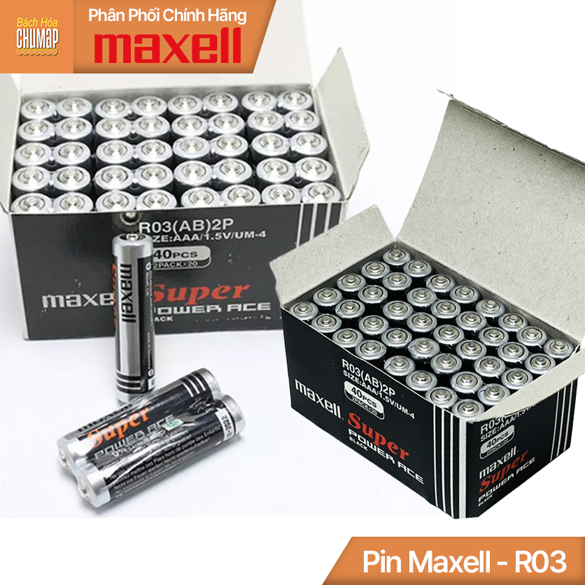 Pin Maxell AAA / R03 - Chính Hãng | Shopee Việt Nam