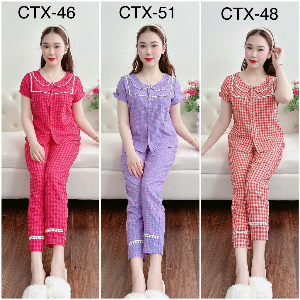 bộ cổ sen ren hạt kẻ xốp | Shopee Việt Nam
