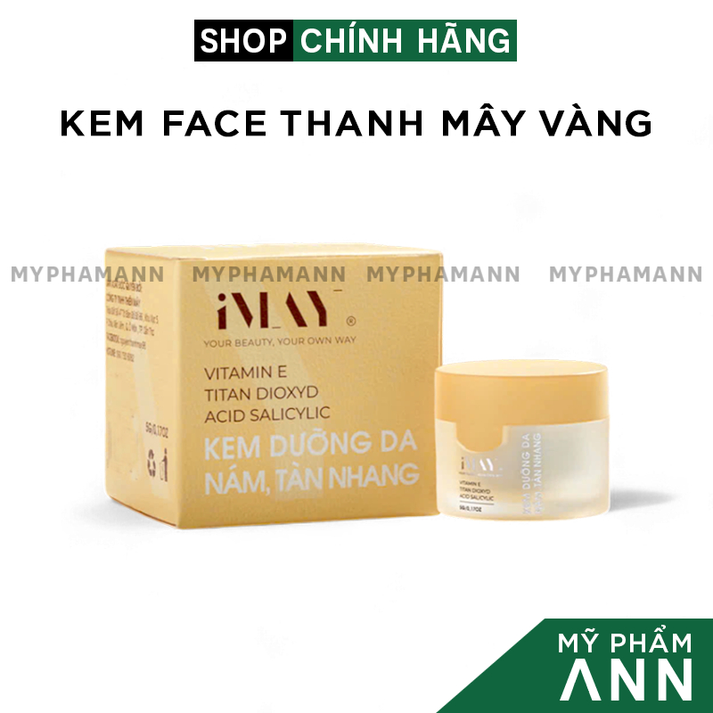 Kem Face iMay Nắp Vàng Chính Hãng - Kem Giảm Nám Tàn Nhang Thanh Mây ...