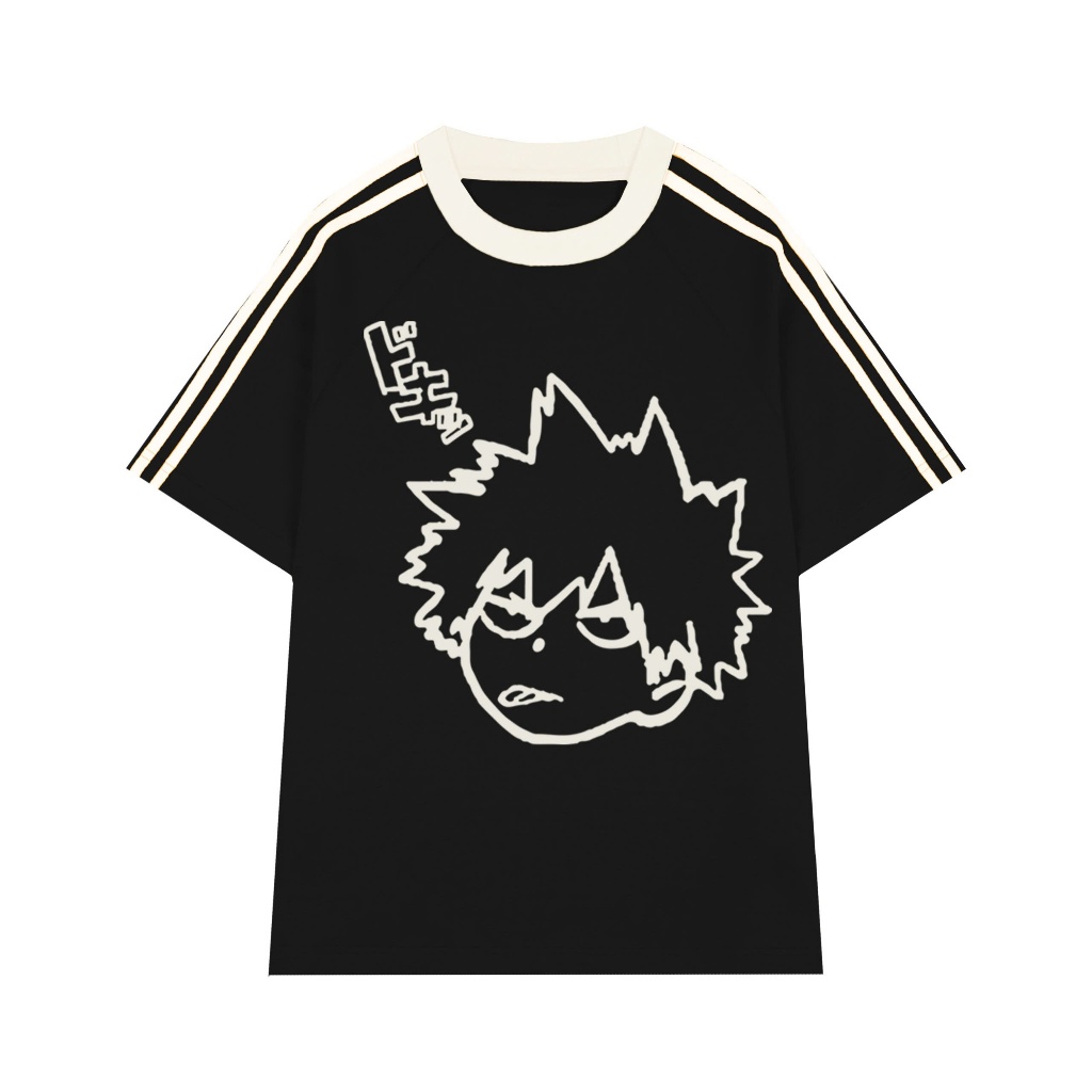 ÁO THUN UNISEX - VOLEUR BAKUGO, BLACK, 100% THUN 2 CHIỀU 250GSM | Shopee Việt Nam