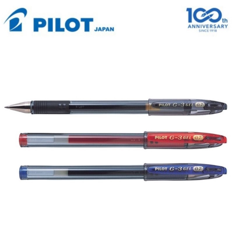 Sét 5 Bút Gel Pilot G-3 ngòi 0.7mm cao cấp nhập khẩu chính hãng Nhật ...