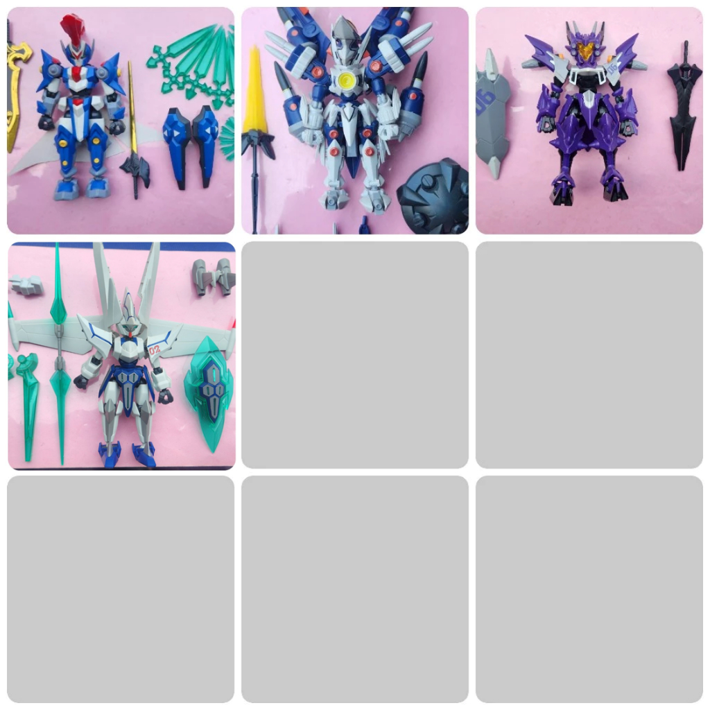 LBX Hãng Bandai 2nd đầy đủ part ko box, ko sách - Lô 2 ( Có Achilles D9 ...