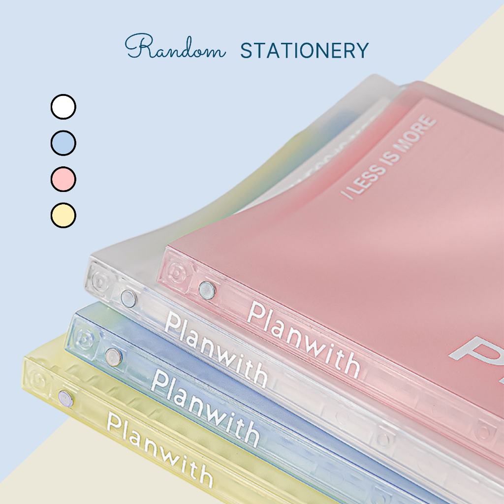 Binder B5 Planwith Less Is More Sổ Còng Bìa Mềm 4 Loại Giấy Dày Không ...