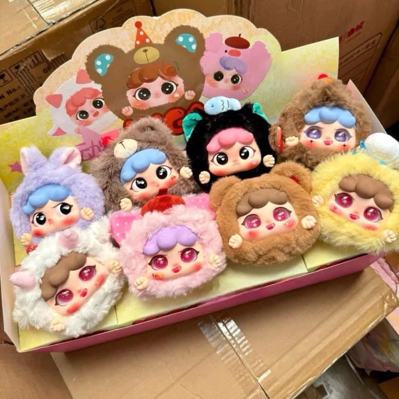 / CHỈ NHẬP SHIP HOẢ TỐC HCM / 1 Set 8 bé móc khoá Migo Animals Party ...