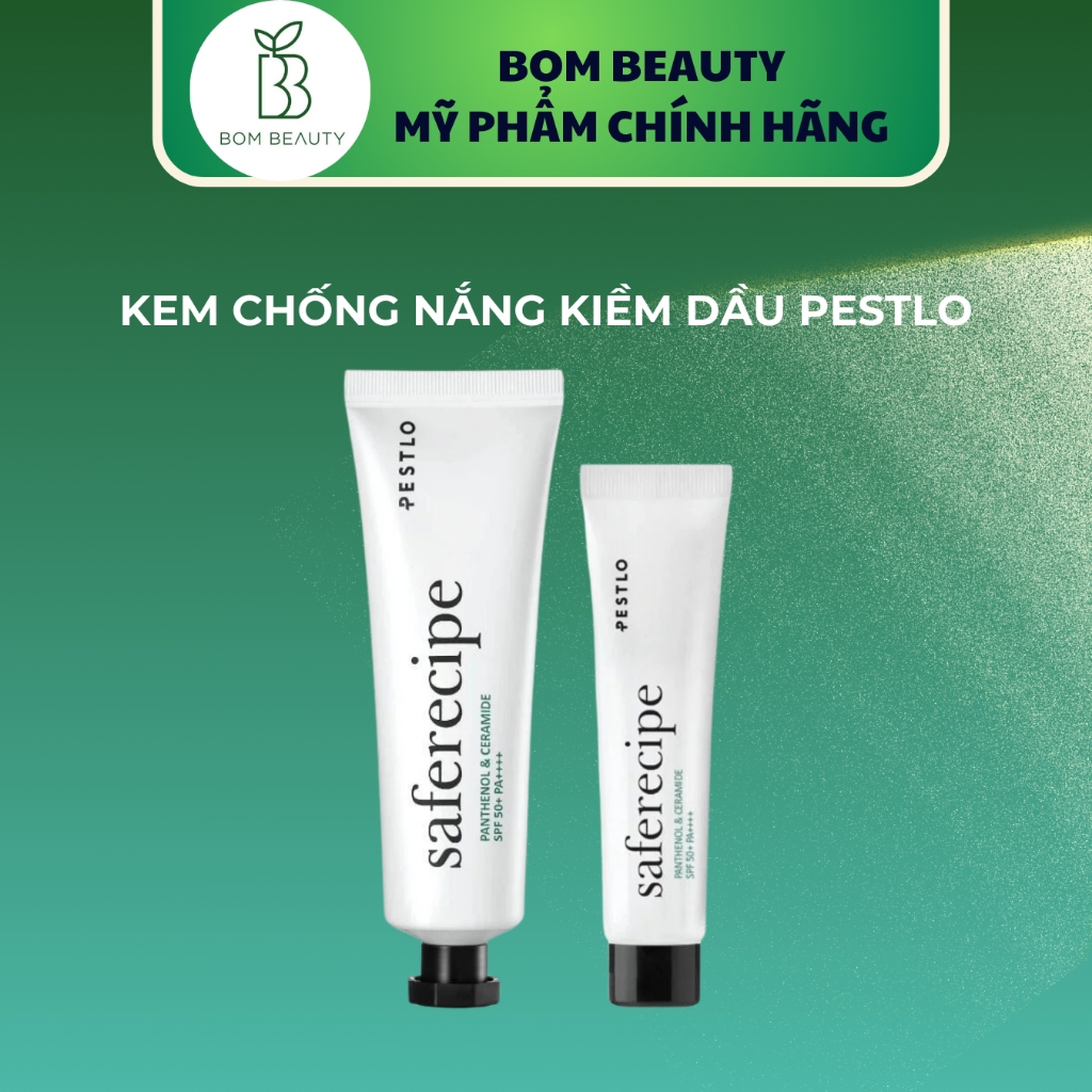 Kem chống nắng vật lí kiềm dầu Pestlo Safe Recipe Sun Essence SPF50 PA ...