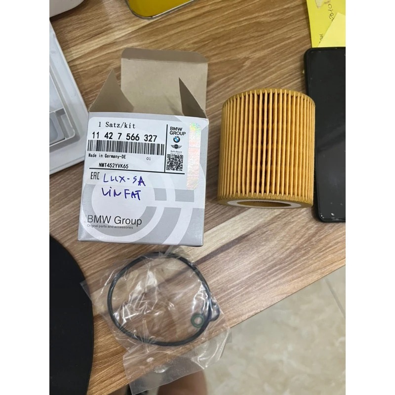 Lọc nhớt (lọc dầu) động cơ xe Lux A, Lux SA, X3, X5, Z4 Mã: 11427566327 ...