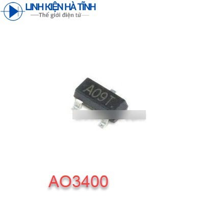 túi 30 con linh kiện MOSFET kênh N AO3400 3400 A09T SOT-23 5.8A 30V mới | Shopee Việt Nam