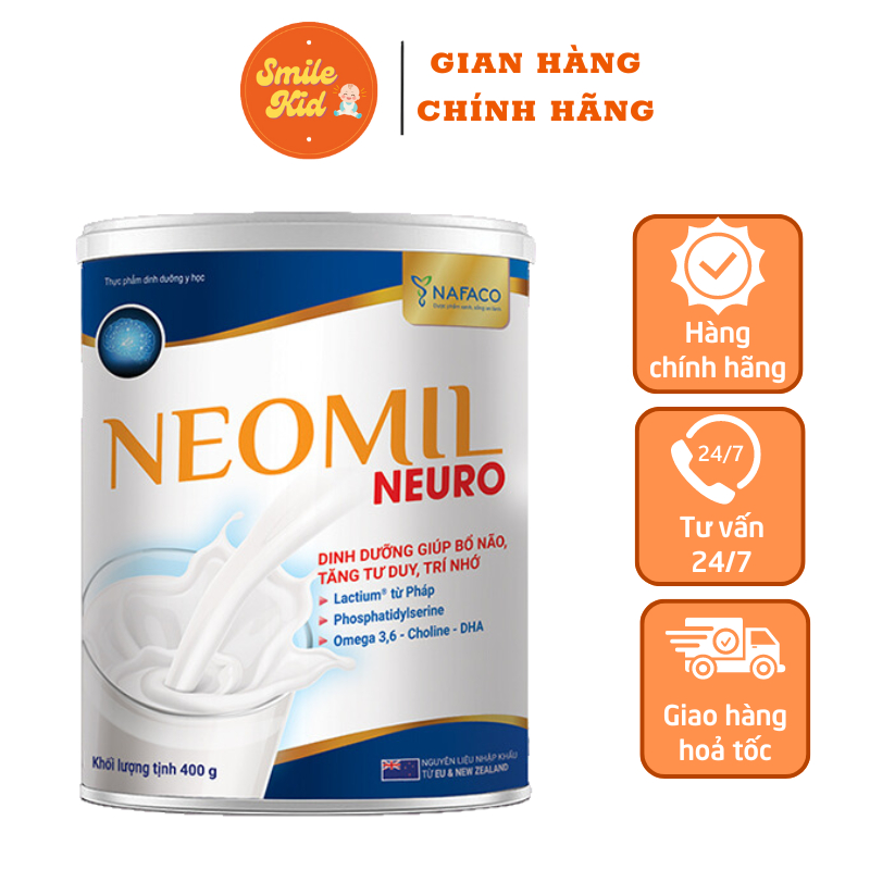 Sữa Neomil Neuro 400g - Sữa Dinh Dưỡng Bổ Não, Tăng Tư Duy Và Trí Nhớ ...