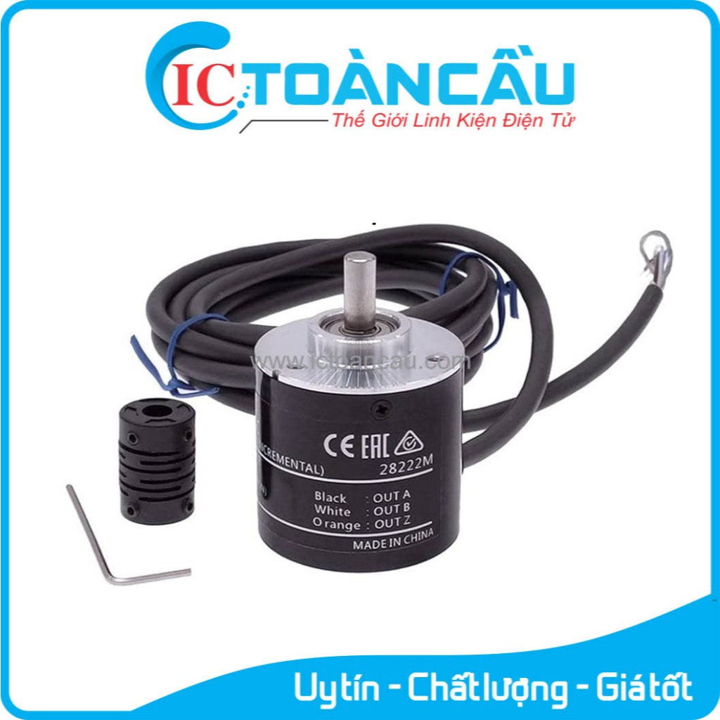 Encoder Omron 1000 xung E6B2-CWZ6C NPN (Bộ đếm vòng quay) | Shopee Việt Nam