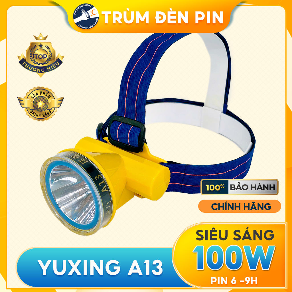 Đèn Pin Đội Đầu Siêu Sáng 100W YUXING A13 LED, Chiếu Xa, Chống Nước ...