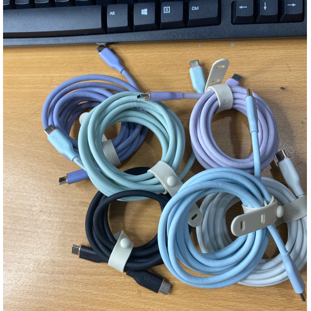 Cáp C to C 1m8 Anker Flow silicon( độ mới 97% ) | Shopee Việt Nam