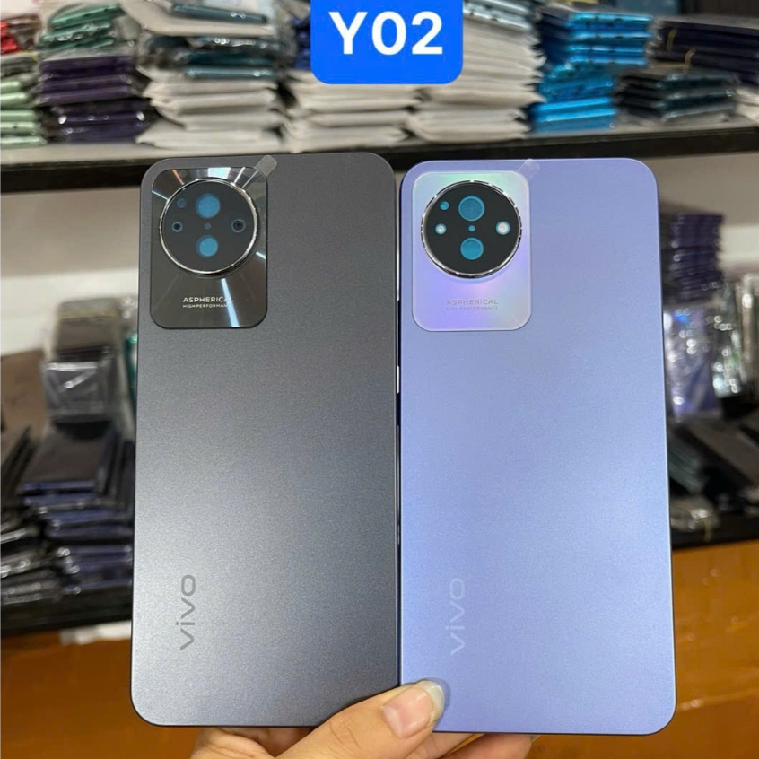 Vỏ và xương máy Vivo Y02 (Vỏ đã bao gồm khay sim và kính cam, chưa bao ...