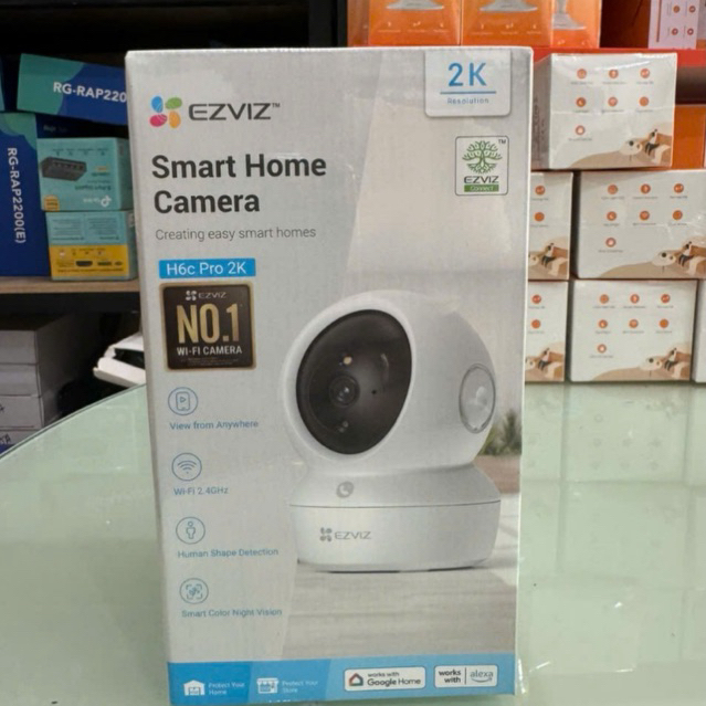 Camera WiFi EZVIZ H6c Pro 2K 3MP, Xoay 360 Độ, Đàm Thoại 2 Chiều | Shopee Việt Nam