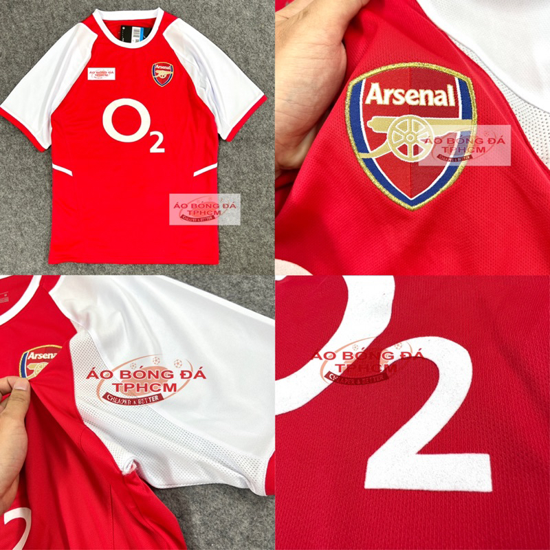 Retro.ARSENAL 2002 - Áo Bóng Đá RETRO CLASSlC Thái cao cấp -RETRO ...