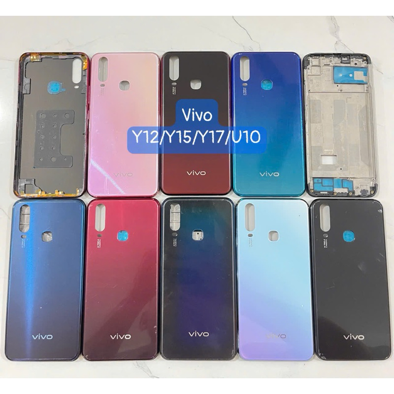 Vỏ Bộ Vivo Y12/ Y15/Y17/U10 Zin New ( Đầy Đủ Khung Sườn, Phím bấm, Kính ...