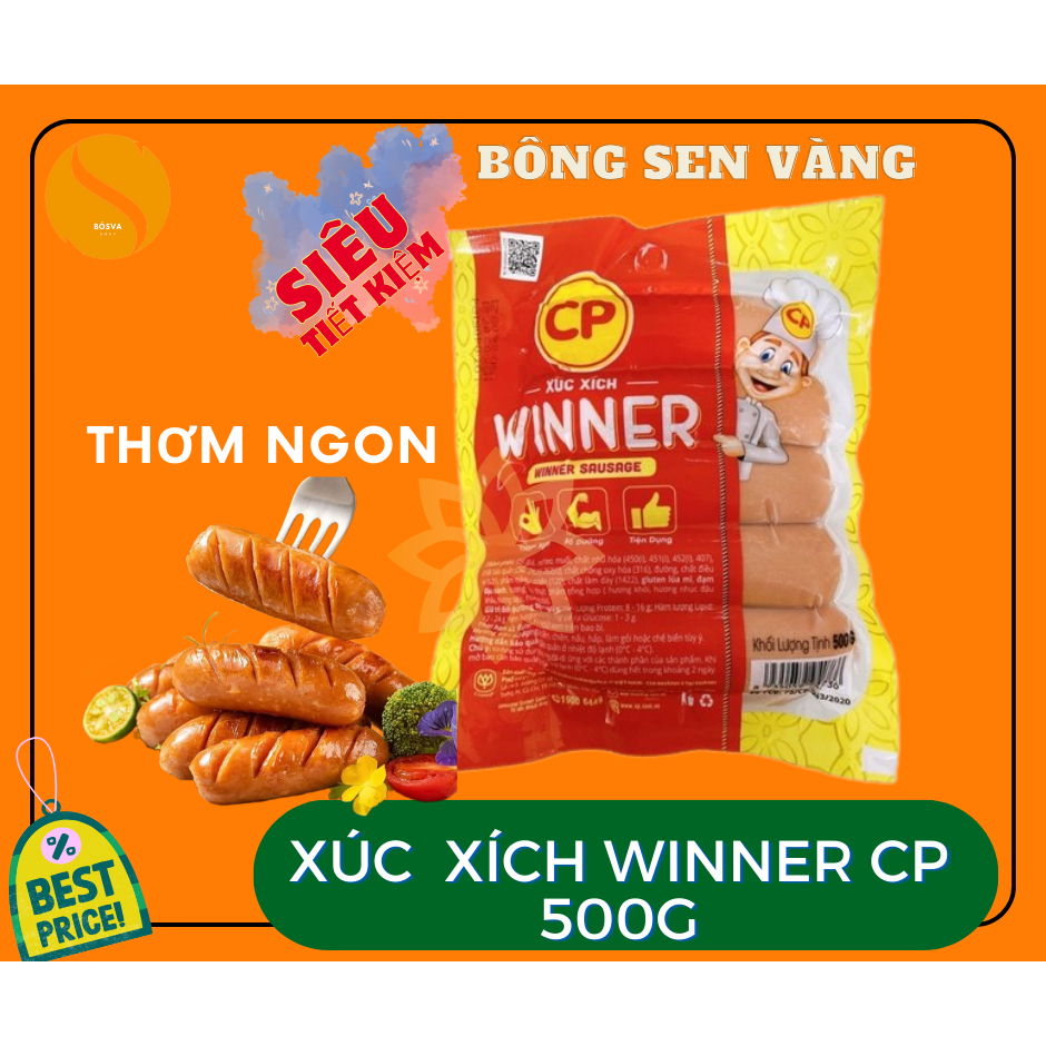 Xúc xích Winner CP 500G - 10 cây | Shopee Việt Nam