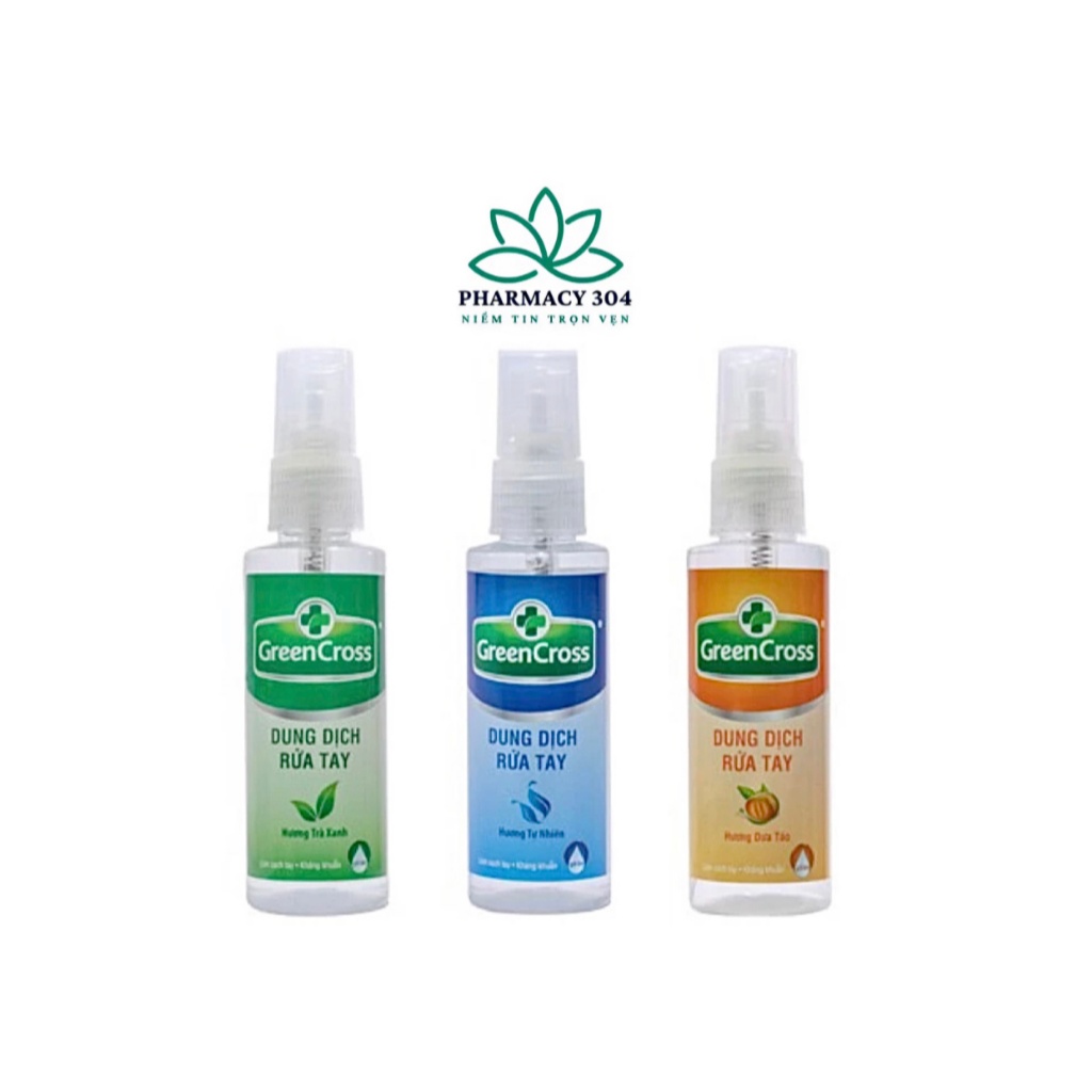 Nước rửa tay khô,khử mùi,diệt khuẩn,nước rửa tay khô mini Green cross ...