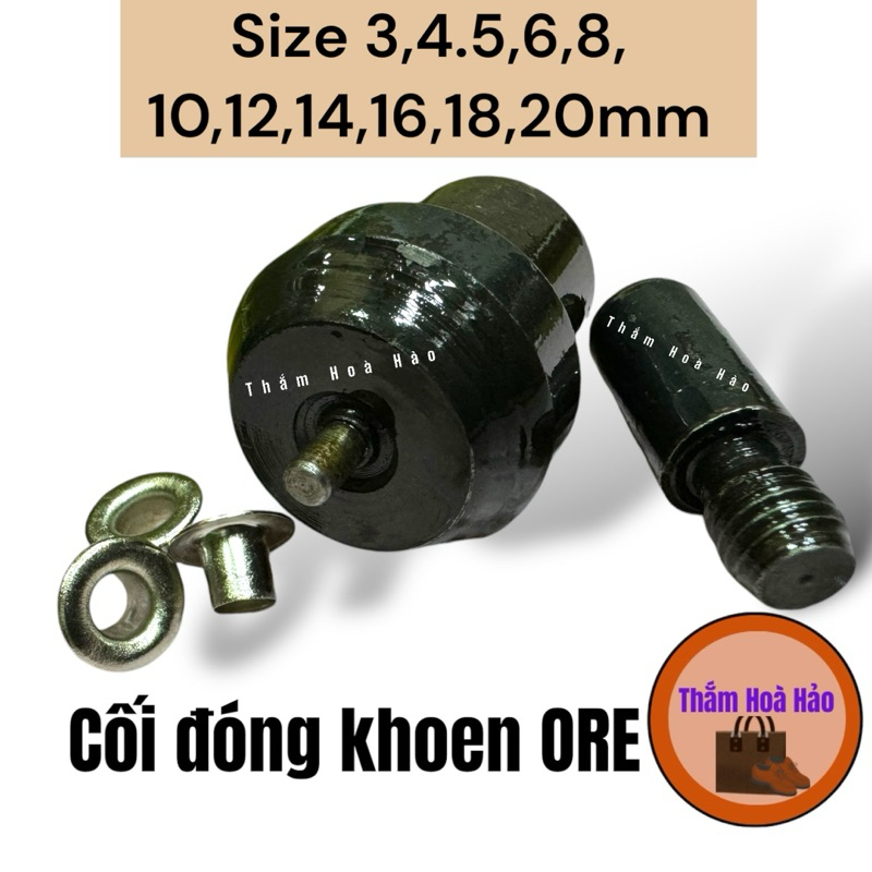 Cối đóng khoen ore, Bộ cối đóng nút khoen oze chuyên dụng cho máy đóng nút | Shopee Việt Nam