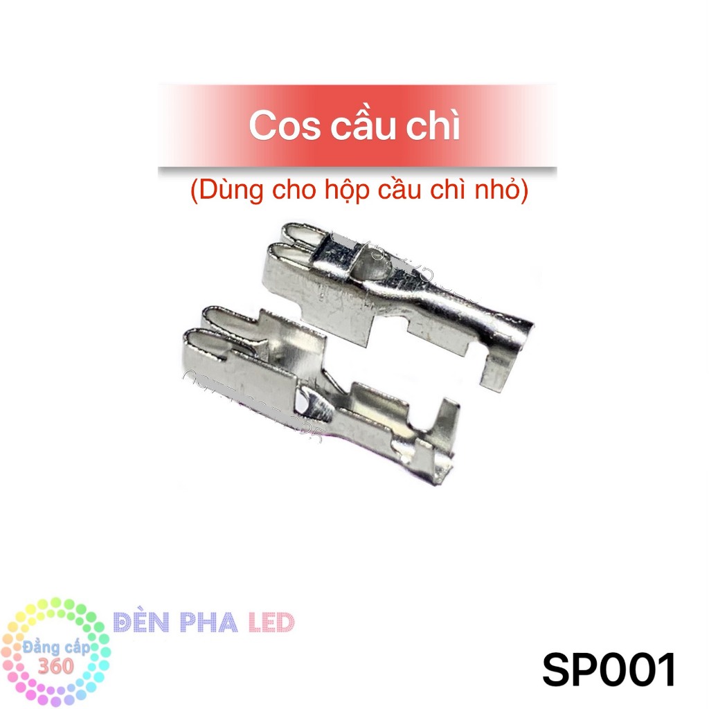 [100 đầu] Cos cầu chì nhỏ - loại dày - dùng socket terminal Connector ...