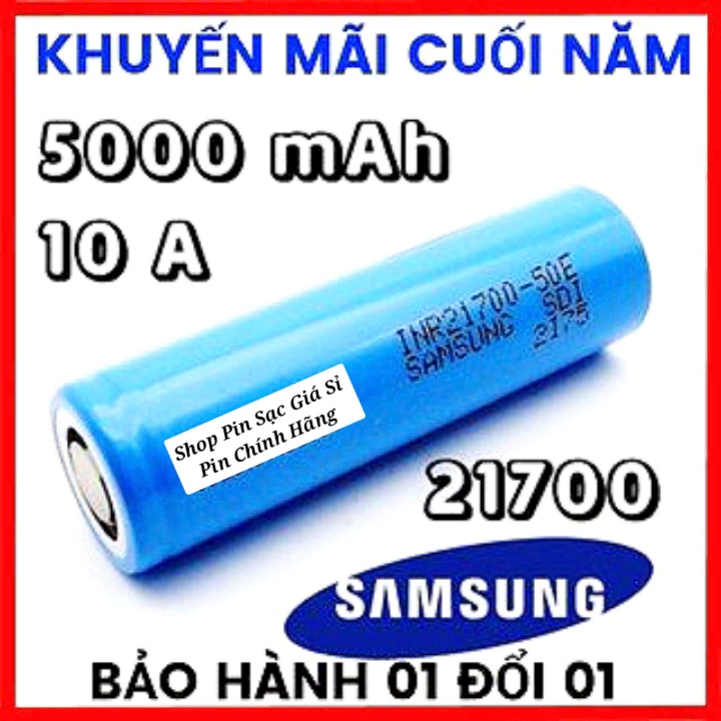 Pin 21700 5000mah Samsung 50E Chính Hãng | Shopee Việt Nam