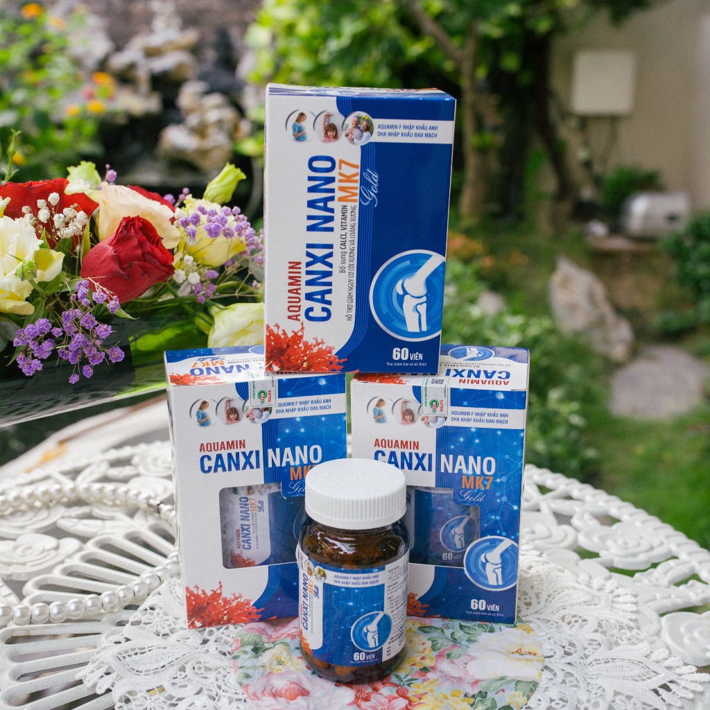 Viên Uống Bổ Sung Canxi, AQuamin Canxi Nano MK7 - Chống Còi Xương, Loãng Xương | Shopee Việt Nam