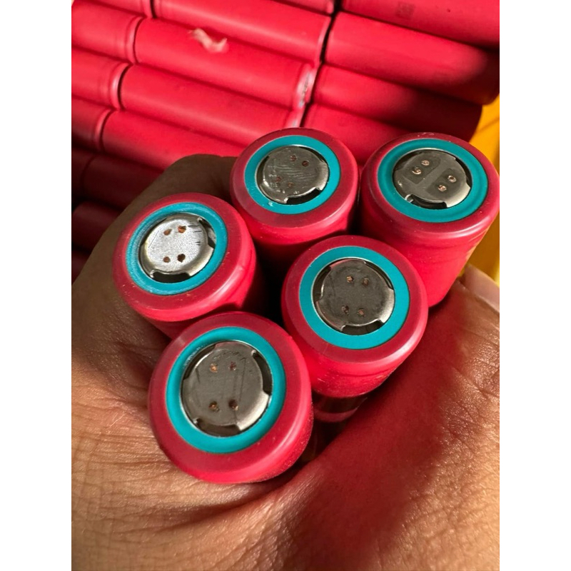 lưu trữ 18650 3,7v nội trở 18-20mr dung lượng 1200-1300mah sanyo RX đầu ...
