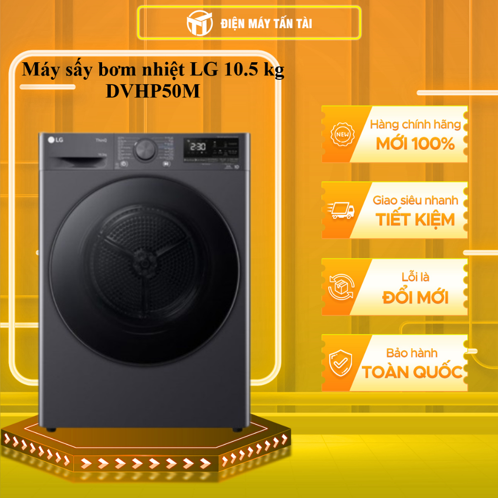 DVHP50M - Máy sấy bơm nhiệt LG 10.5 kg DVHP50M - GIAO HÀNG TOÀN QUỐC | Shopee Việt Nam