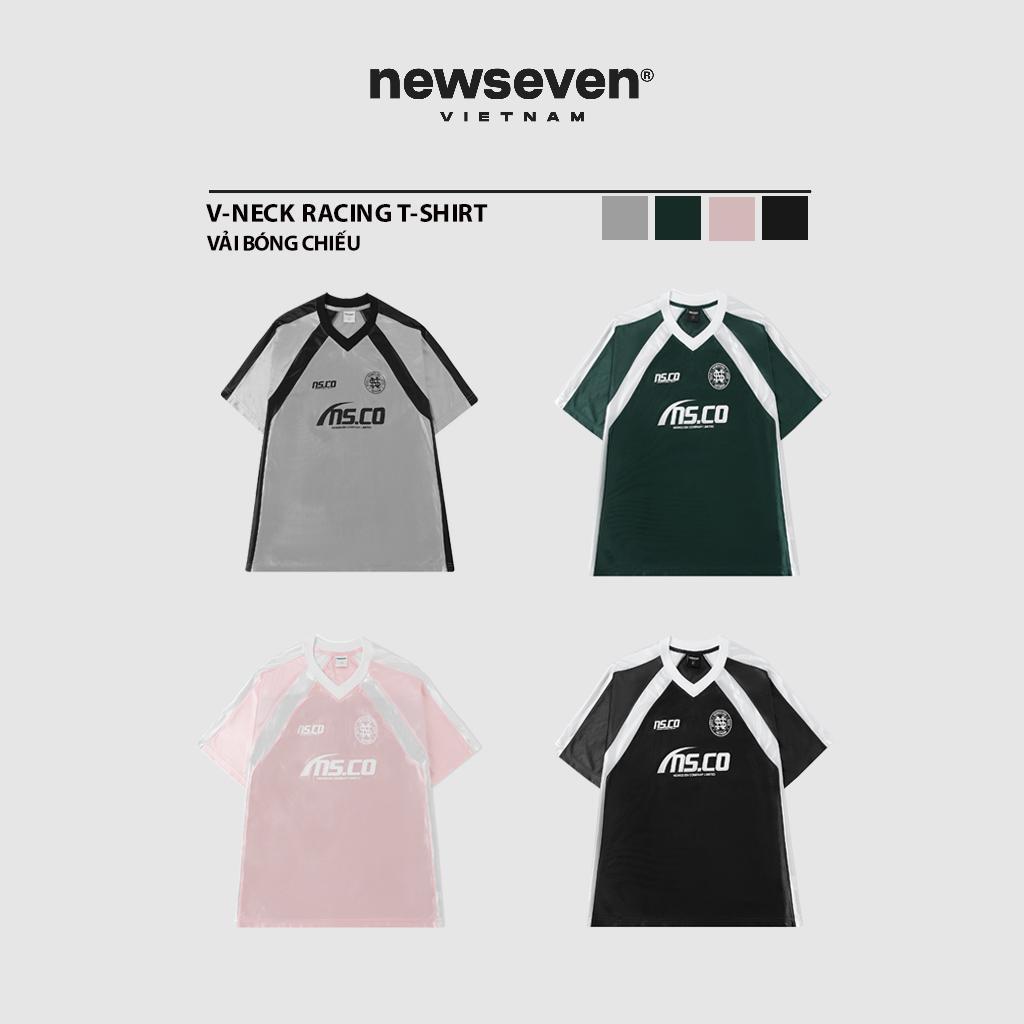 Áo Thun Jersey Cổ V NEWSEVEN V-Neck Racing T-Shirt AT.380 | Shopee Việt Nam