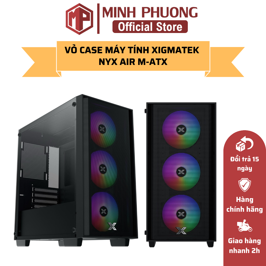 Thùng Máy/ Vỏ Case Máy Tính XIGMATEK NYX/ MYX AIR Gaming M-ATX - Hàng ...