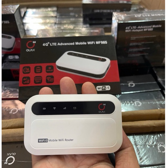 Bộ Phát Wifi 4G Olax MF985 Wifi 6 .Pin 3000mah Chính Hãng | Shopee Việt Nam