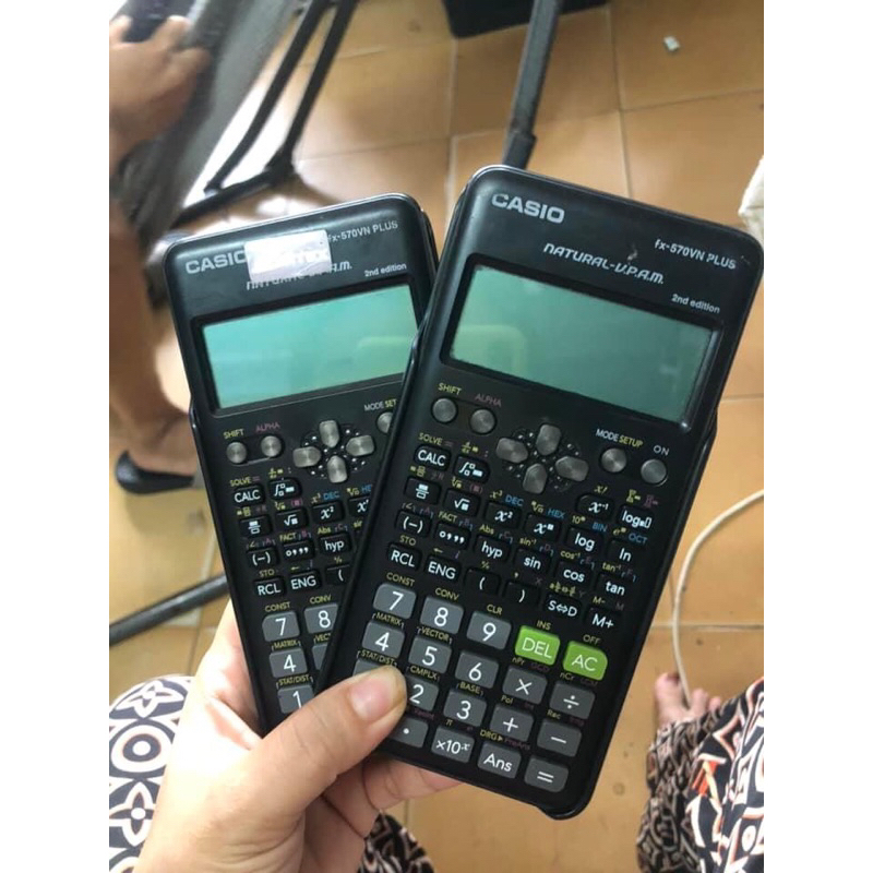 Máy tính casio 570vn 2nd cũ không nắp chính hãng | Shopee Việt Nam