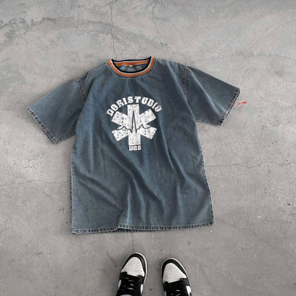 Áo Thun ASTERISK WASHED TEE / Doris / form unisex | Shopee Việt Nam